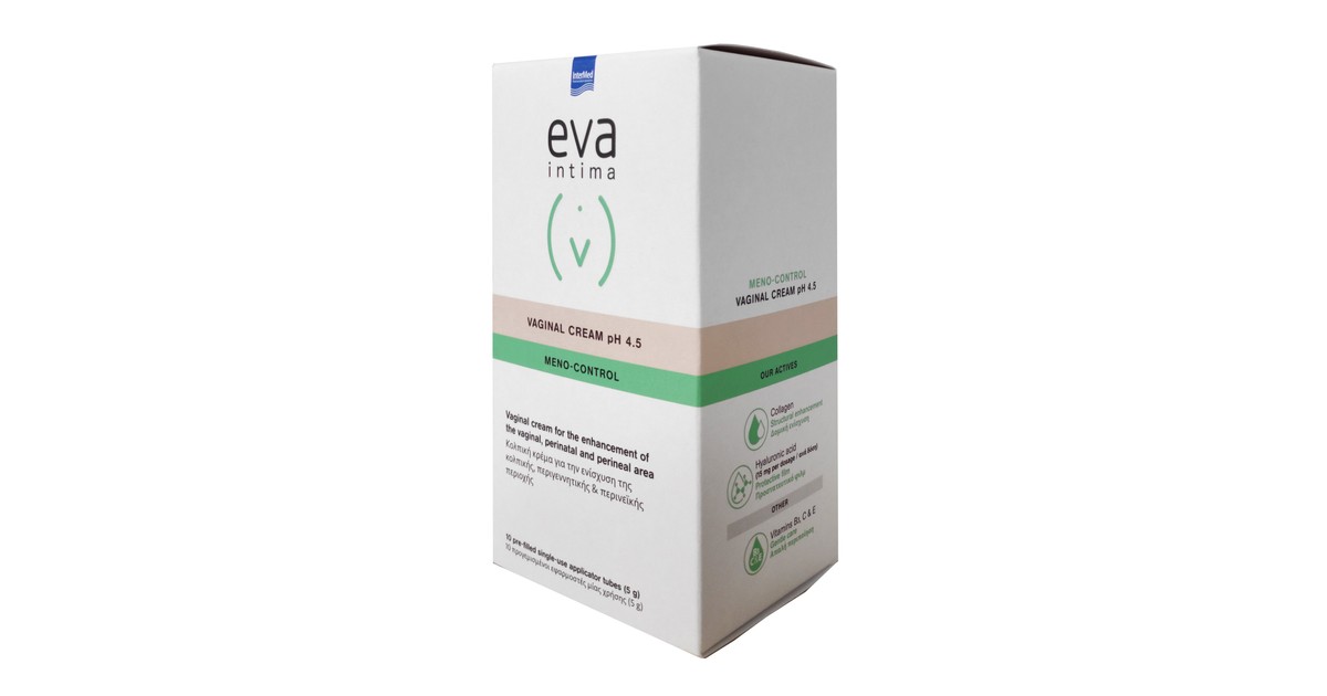 Eva Intima Vaginal Cream Meno Control PH4.5 Κρέμα Ανάπλασης της ...