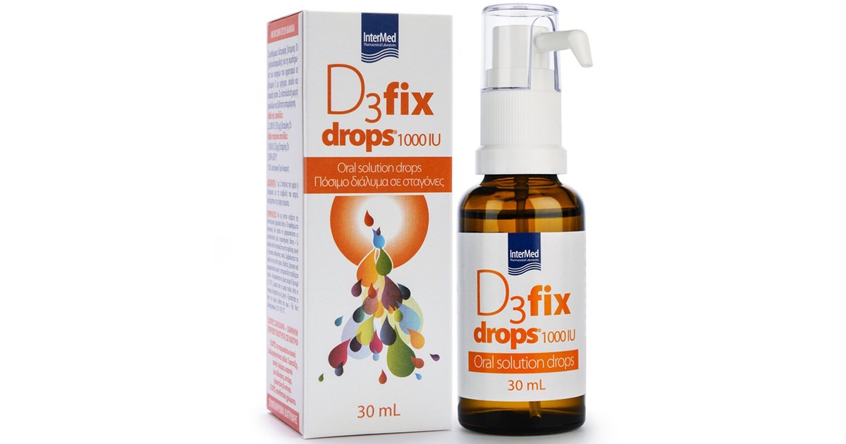 Intermed D3 Fix Drops 1000 IU 30ml | Pharm24.gr