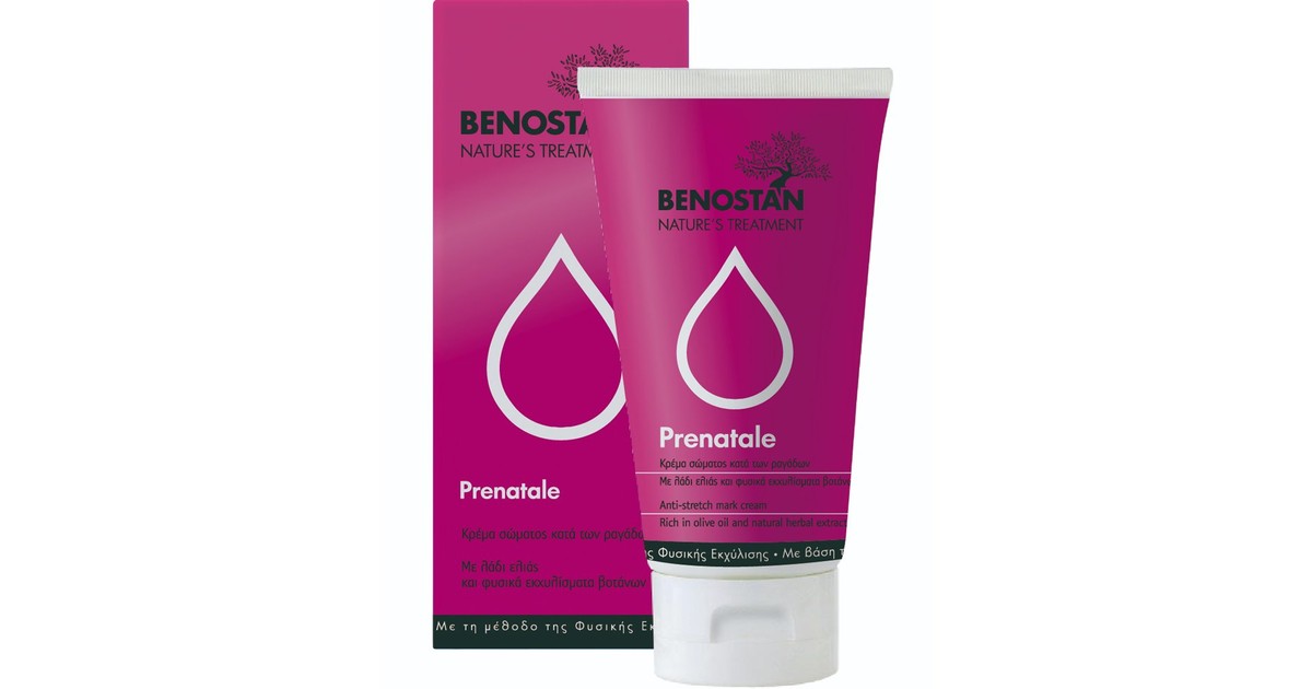 Benostan Prenatale Stretch Mark Cream 150ml | Pharm24.gr