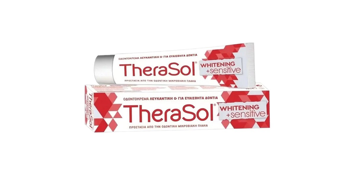 TheraSol Whitening & Sensitive Toothpaste 75ml | Pharm24.gr