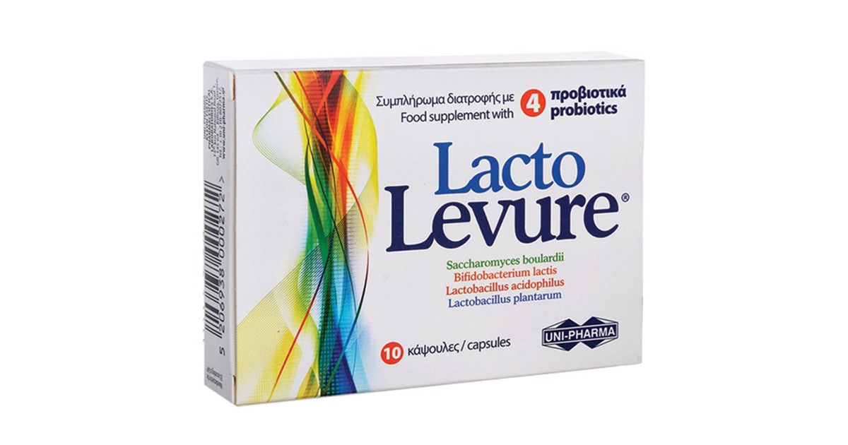 Uni-Pharma Lacto Levure 4 Probiotics | Pharm24.gr