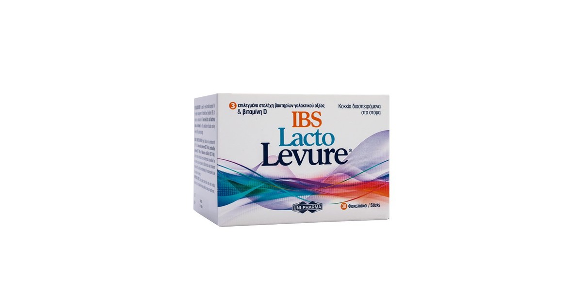 Uni-Pharma Lacto Levure IBS 30 Sachets | Pharm24.gr