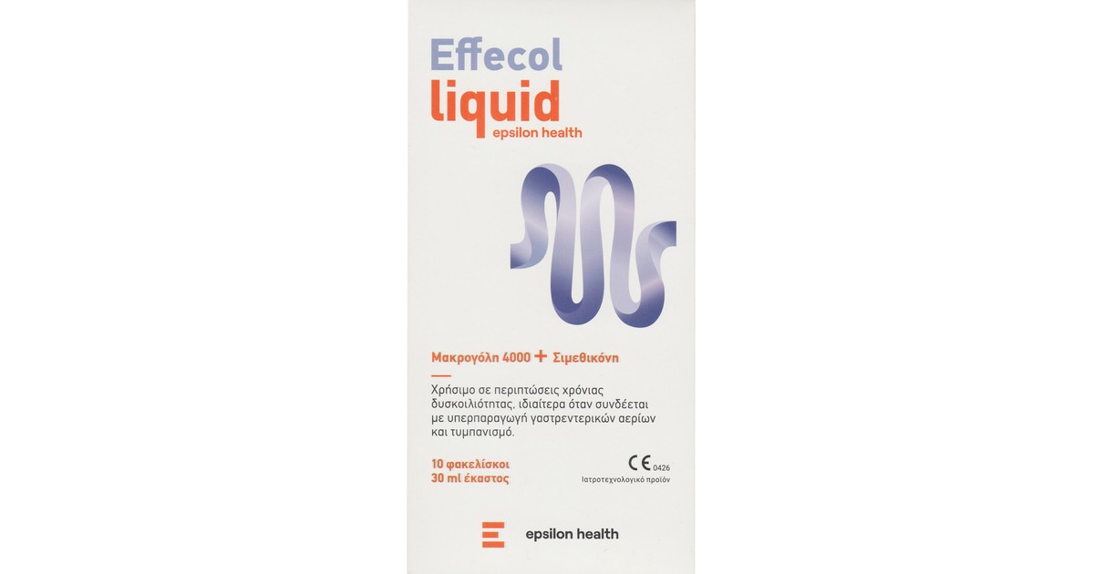 Epsilon Health Effecol Liquid 300ml (30ml x 10 Sachets) | Pharm24.gr