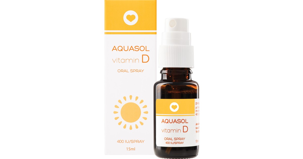 Galenica Aquasol Vitamin D 400IU Oral Spray 15ml | Pharm24.gr