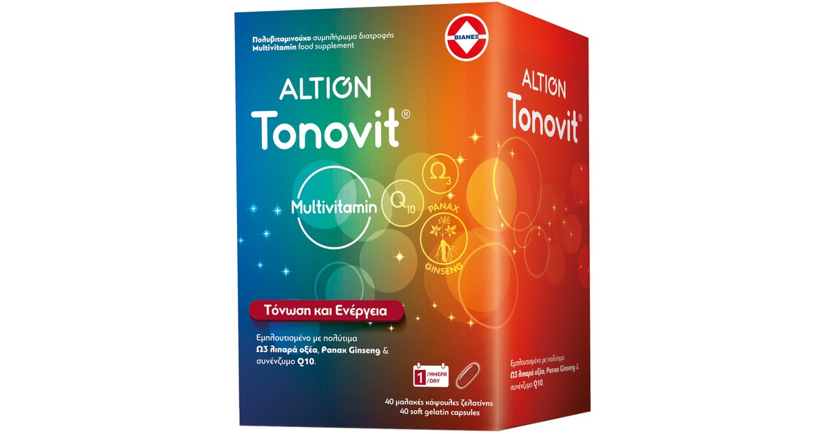 Altion Tonovit Multivitamin 40caps | Pharm24.gr