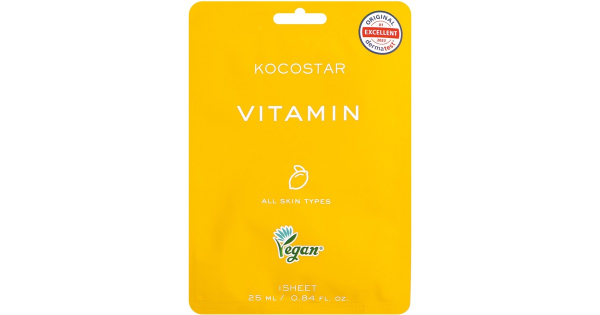 Kocostar Vitamin Face Mask Κωδ 5603, 1 Τεμάχιο | Pharm24.gr