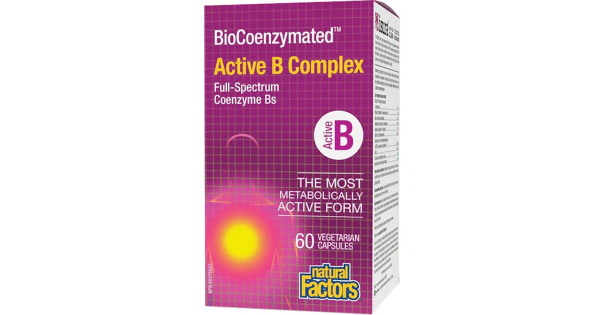 Natural Factors BioCoenzymated Active B Complex 60caps | Pharm24.gr