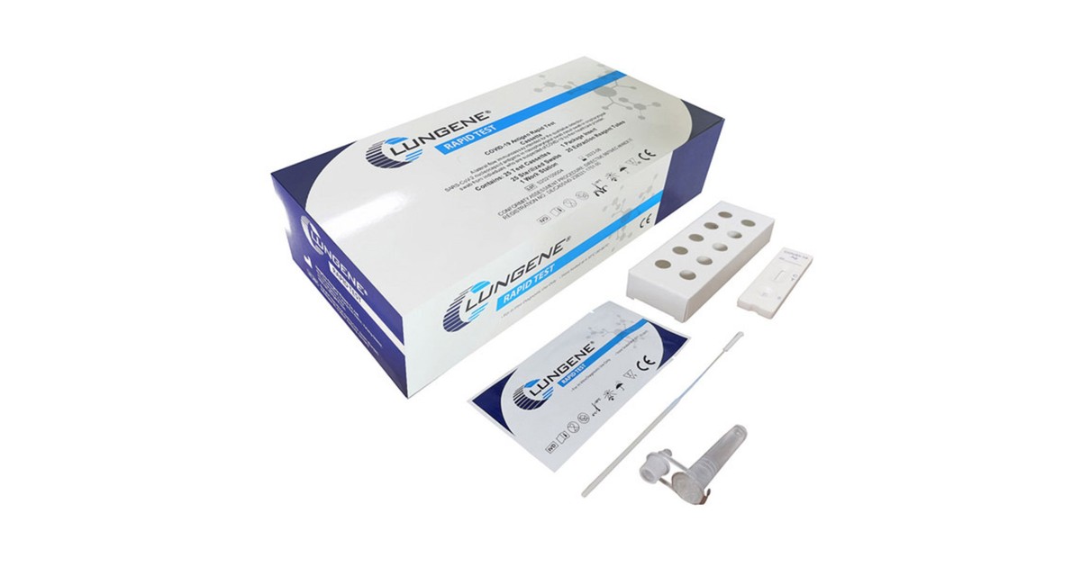 Clongene Lungene Covid-19 Antigen Rapid Self Test Cassette 25 Τεμάχια ...