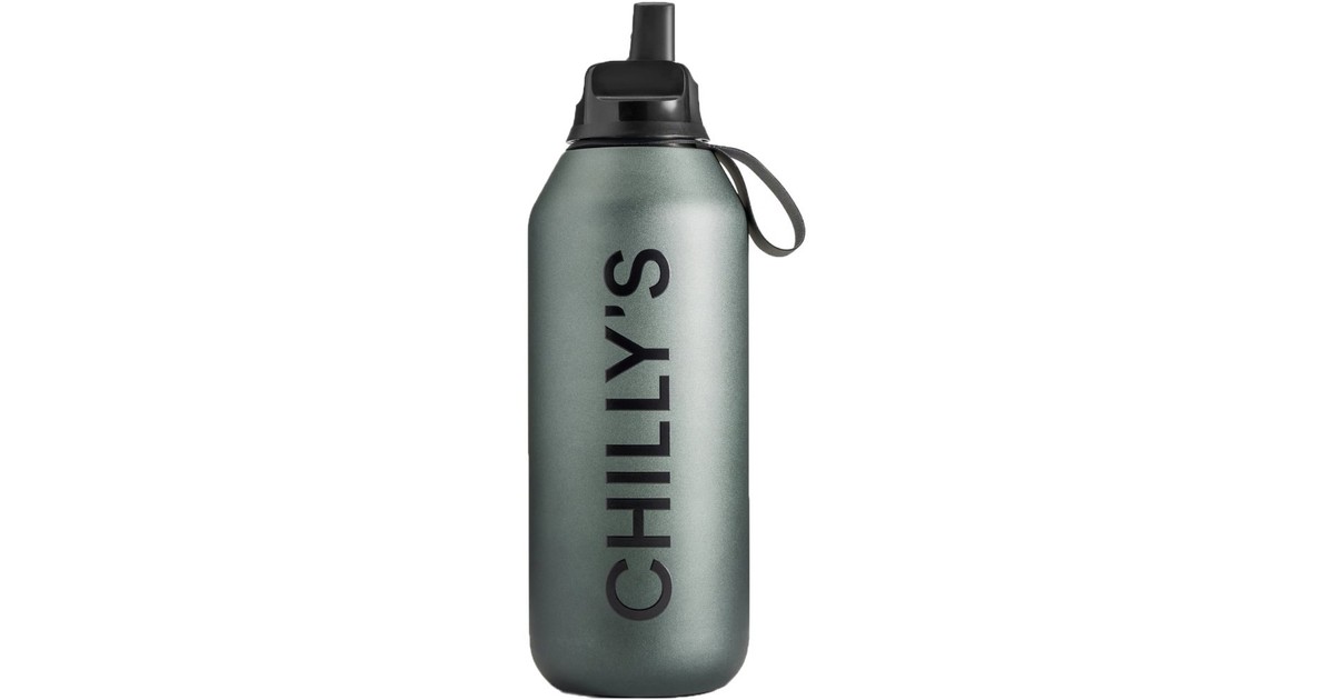 Chilly's Series 2 Flip Reusable Bottle 500ml - Slate | Pharm24.gr