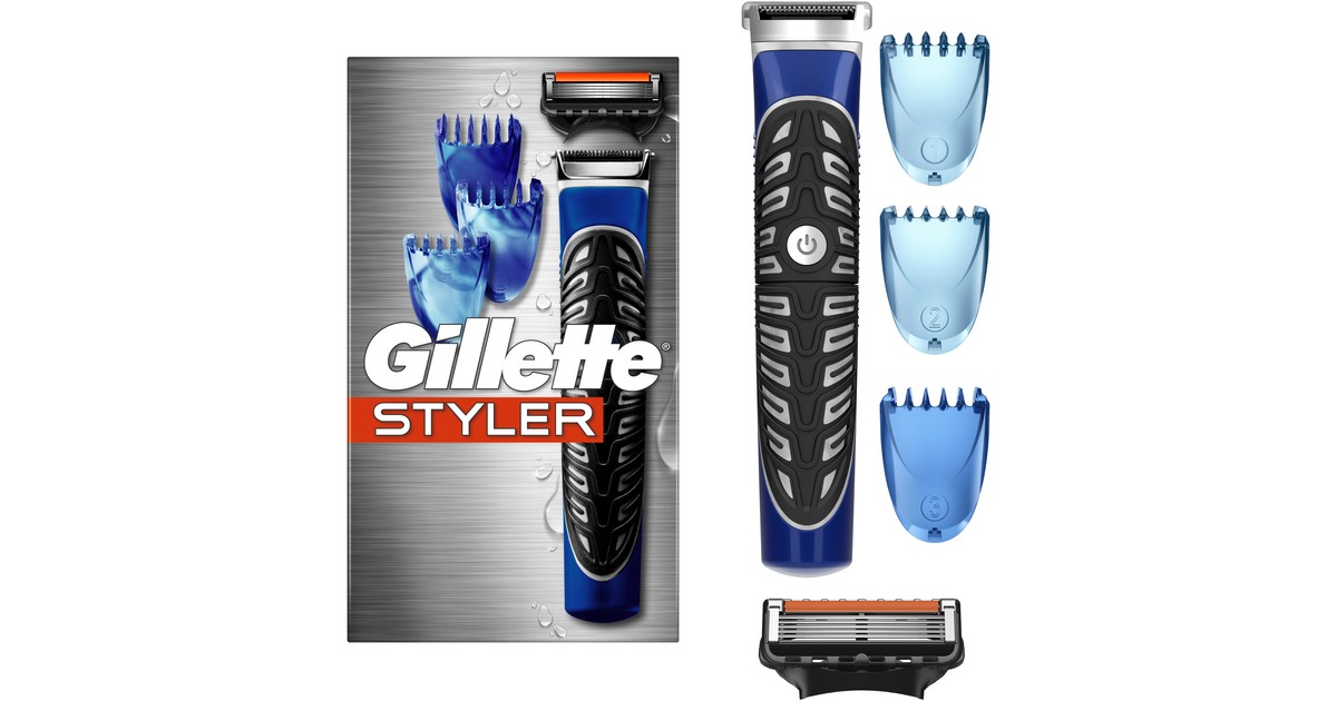 Gillette Styler All In 1 Precision Body & Beard Trimmer, Shaver & Edger ...
