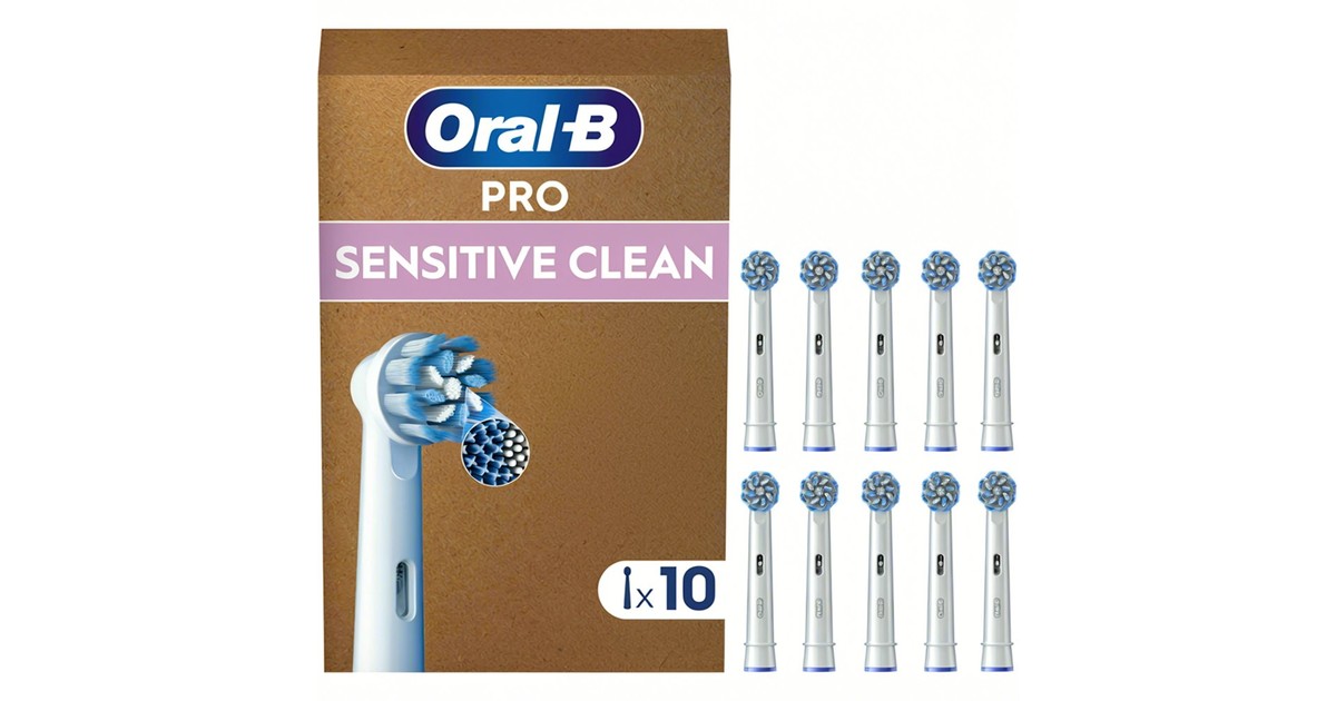 Oral-B Pro Sensitive Clean Soft Electric Toothbrush Head Replacement ...