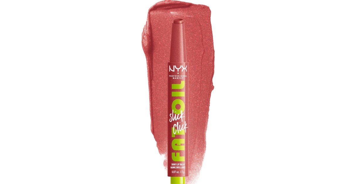 Nyx Professional Makeup Fat Oil Slick Click Shiny Sheer Lip Balm 1 ...