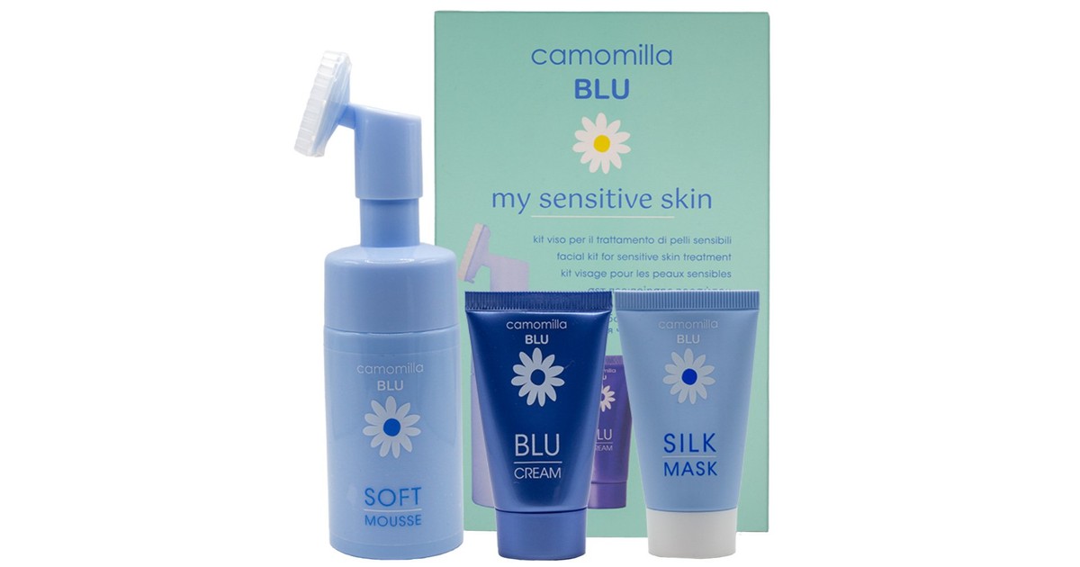 Camomilla Blu Promo Soft Mousse 100ml & Blu Cream 30ml & Silk Mask 30ml ...