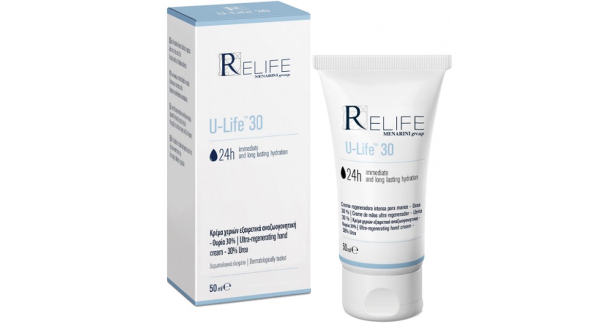 Menarini Relife U-Life 30 24H Hydration Hand Cream 50ml | Pharm24.gr