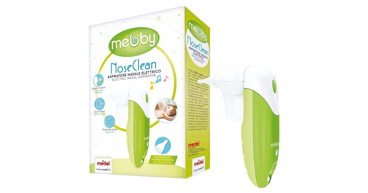 Mebby Nose Clean Electric Nasal Aspirator 0m+, 1 Τεμάχιο Κωδ 95195 ...