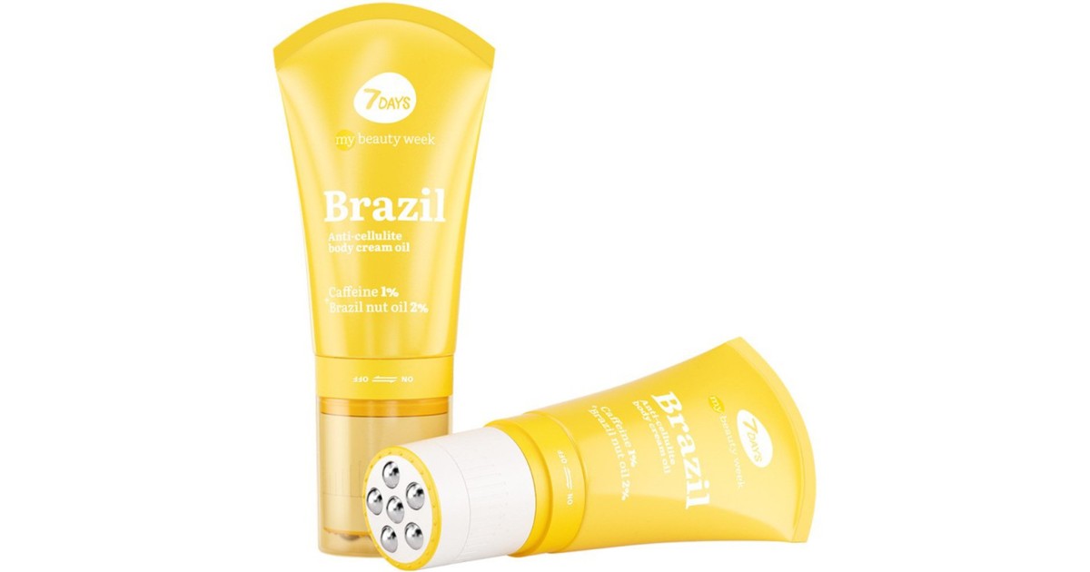 7DAYS My Beauty Week Brazil Anti Cellulite Oil Body Cream 130ml ...