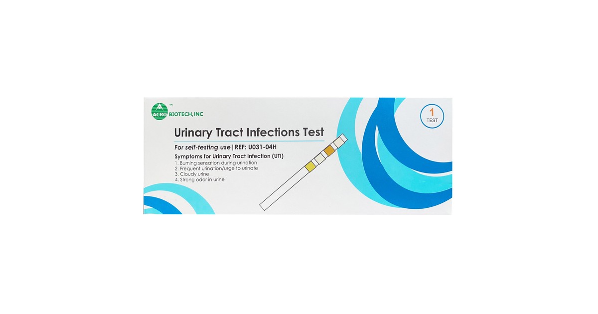 Acro Biotech Urinary Tract Infections (UTI) Test 1 Τεμάχιο | Pharm24.gr