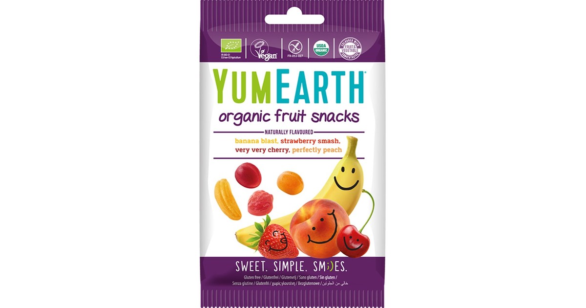 YumEarth Organic Fruit Snacks Mixed Flavored 50g | Pharm24.gr