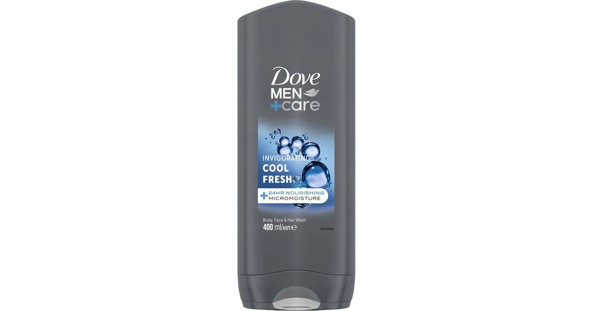 Dove Men+ Care Invigorating Cool Fresh 3 in 1 Wash 400ml | Pharm24.gr