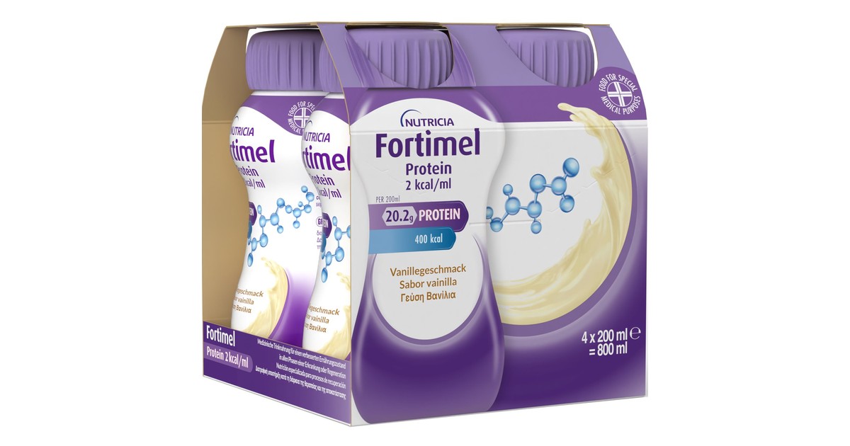 Nutricia Fortimel Protein 2 kcal/ml Vanilla 4x200ml | Pharm24.gr