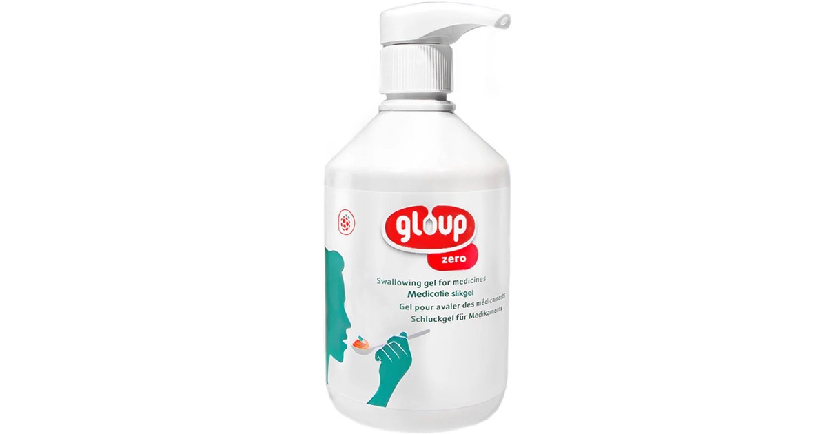 Gloup Zero Swallowing Gel for Medicines Raspberry 500ml | Pharm24.gr