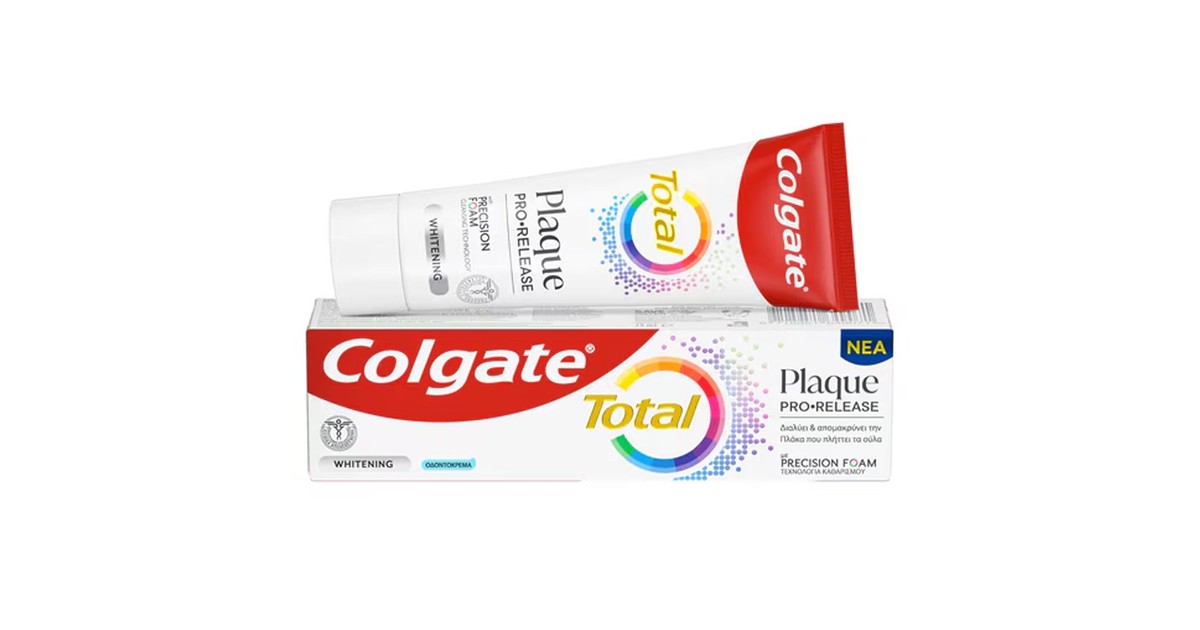 Colgate Total Plaque Pro Release Whitening 75ml | Pharm24.gr