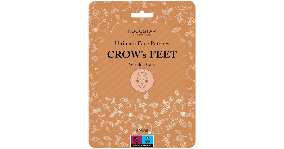 Kocostar Crow's Feet Wrinkle Care Ultimate Face Patches 4 Ζευγάρια ...