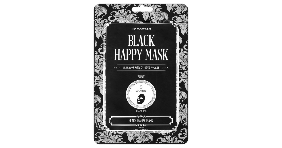 Vican Kocostar Black Happy Face Mask 1 Τεμάχιο | Pharm24.gr