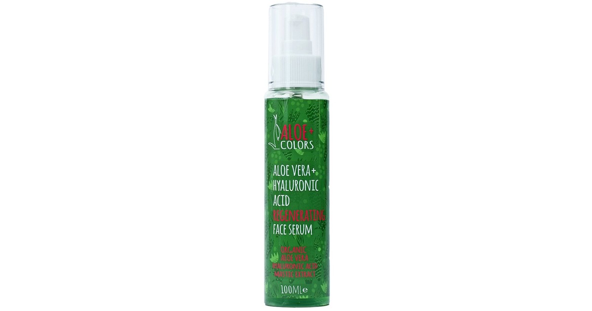 Aloe+ Colors Aloe Vera & Haluronic Acid Regenerating Face Serum 100ml ...