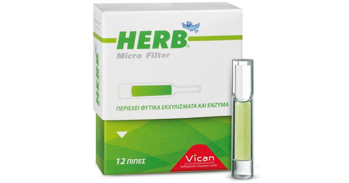 Herb Micro Filter για Classic Τσιγάρο 12τμχ | Pharm24.gr