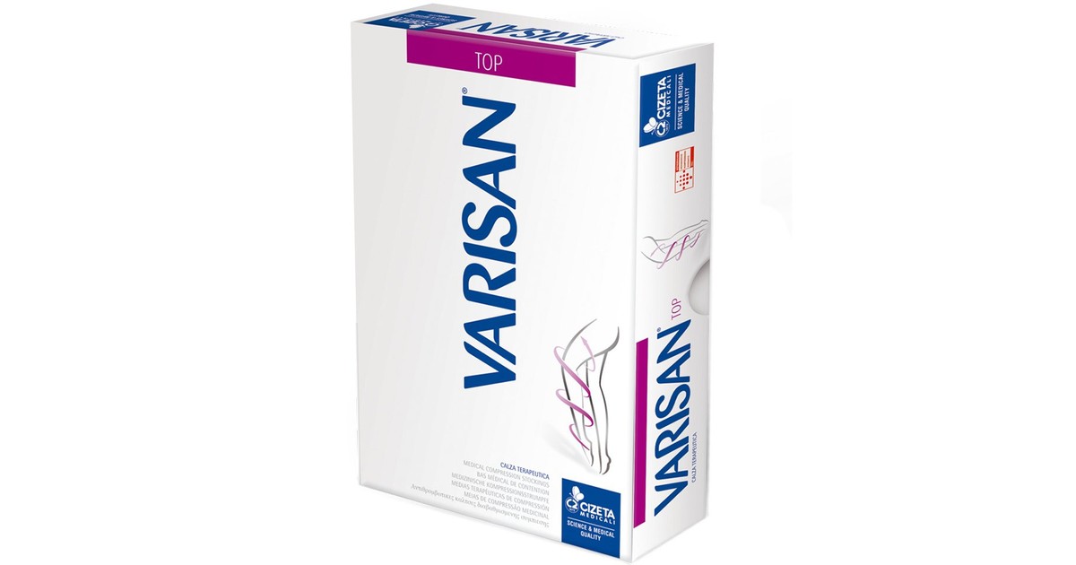 Varisan Top Ccl 1 Medical Compression Stockings 18-21 mmHg Normale Μπεζ ...
