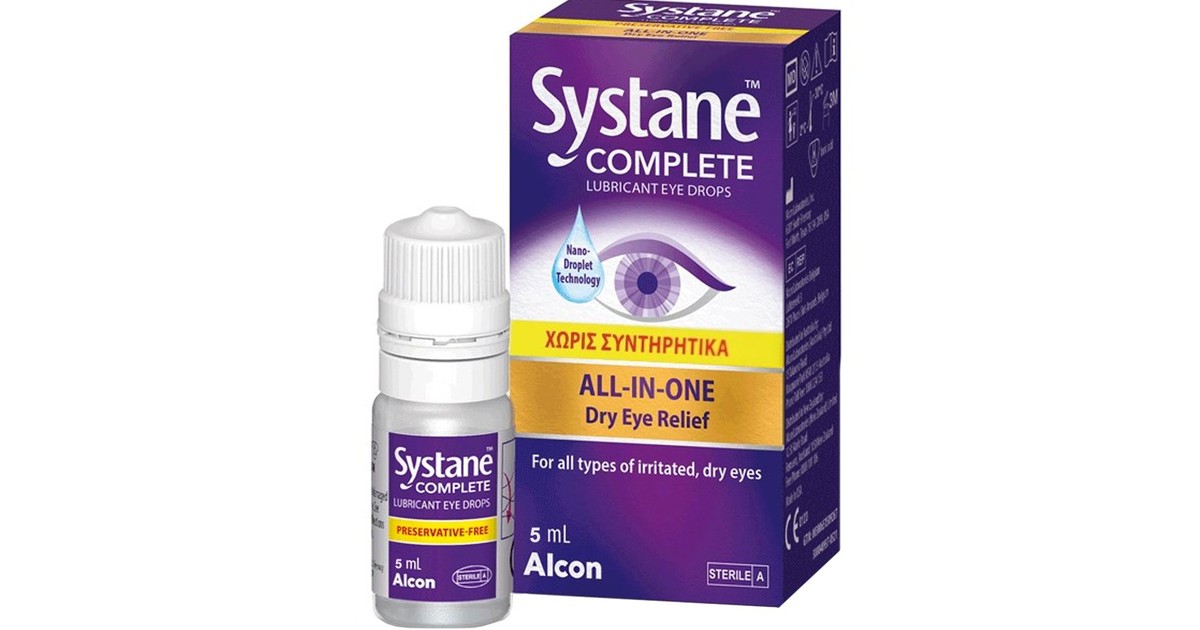 Alcon Systane Complete Lubricant Eye Drops 5ml | Pharm24.gr