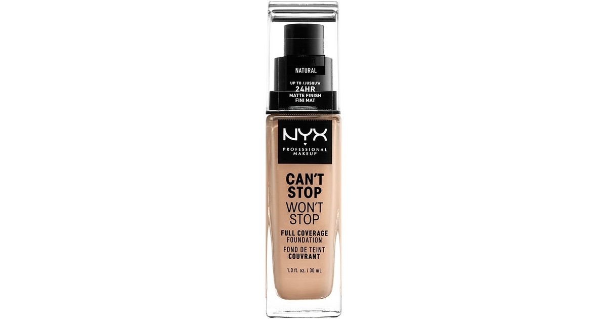 Nyx Professional Makeup Can't Stop Won't Stop Full Coverage Foundation ...